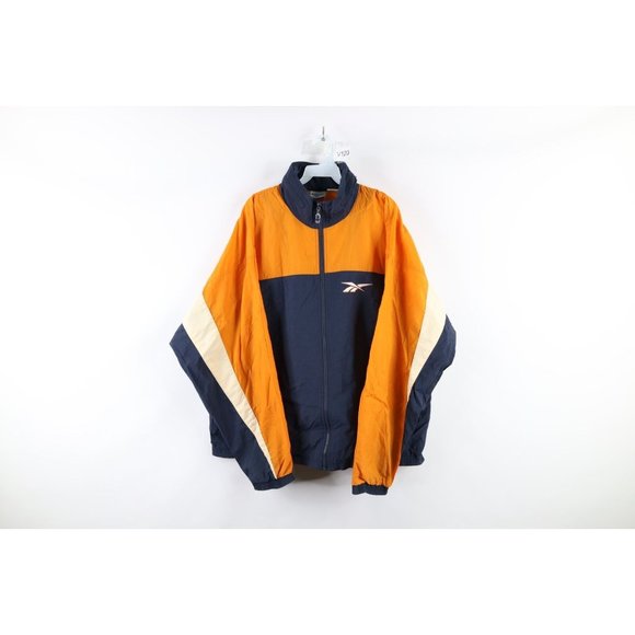 Reebok | Jackets & Coats | Vintage 9s Reebok Mens Large Thrashed Big ...